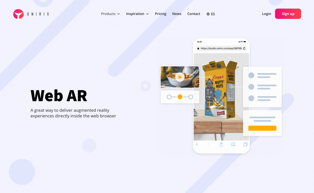 Web AR es - Onirix