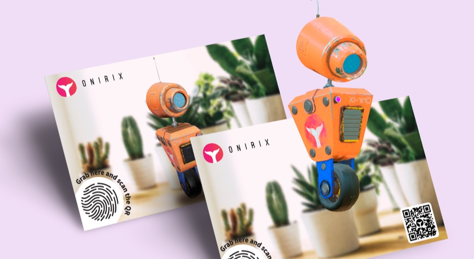 Business cards with augmented reality - Onirix