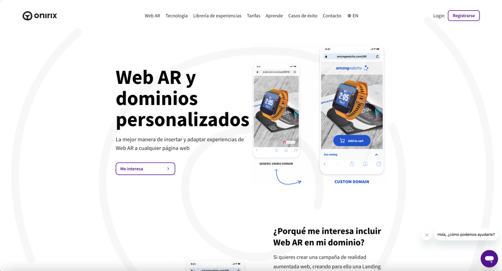 Web AR: Custom domains - Onirix