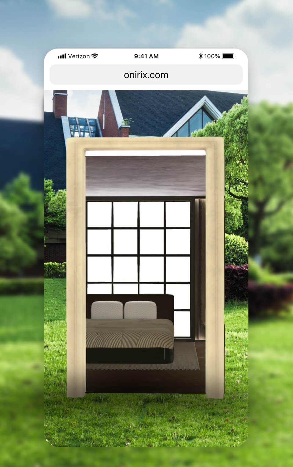 Occlusion planes for Web AR - creating AR portals - Onirix